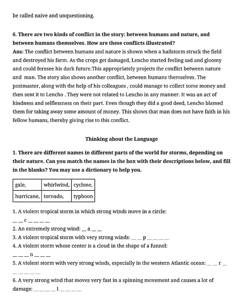 MP Board Solution Class 10th English Chapter 1 A Letter To God ...